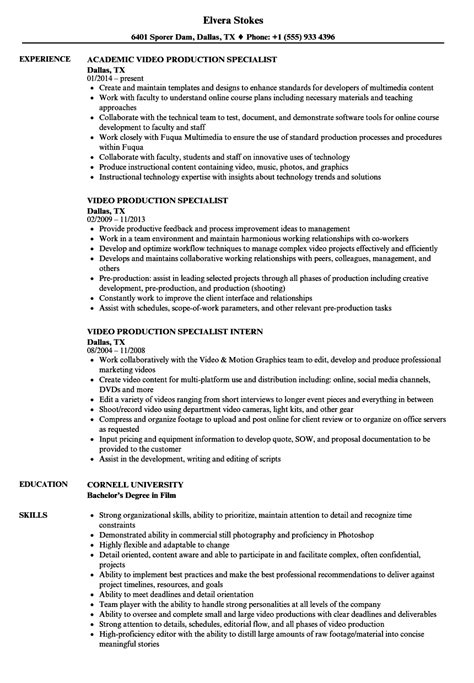 Image result for Video Resume Sample