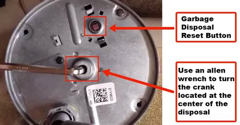 Image result for Garbage Disposal Reset Button