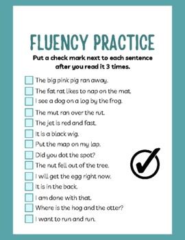 Image result for Fluency Practice