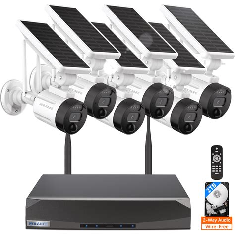 Image result for Solar Powered Wireless Security Camera System