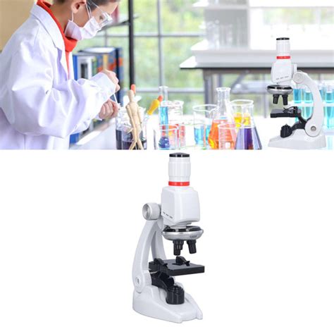 Microscope Kits 1200X Children LED Microscope With Slide Science ...