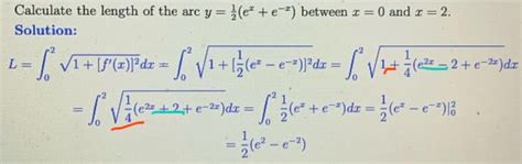 Image result for Arc Length Integration Example