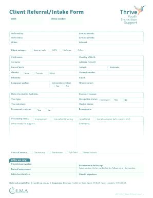 Image result for Client Referral Intake Process