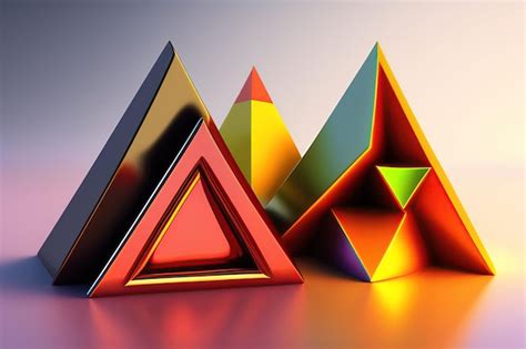 Image result for Triangular 3D Shapes
