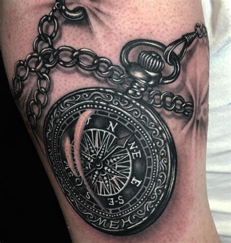 85 Astonishing Compass & Nautical Tattoos With Meaning - AuthorityTattoo