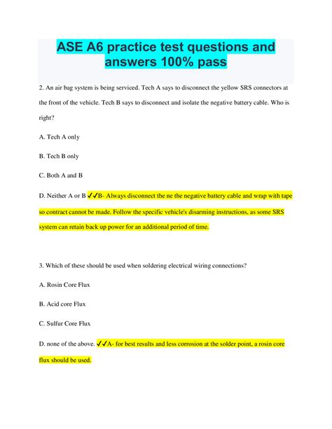 Image result for A6 Practice Test