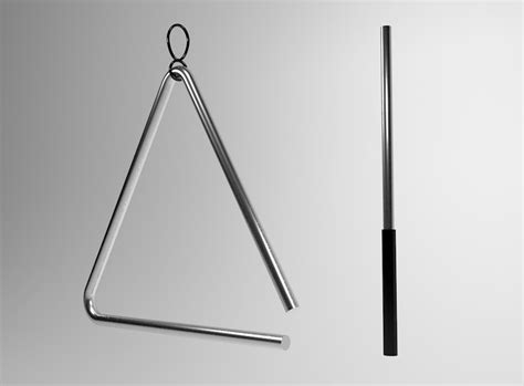 Image result for Triangle Instrument 3D Model