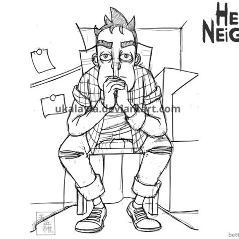 Image result for Hello Neighbor Coloring Book