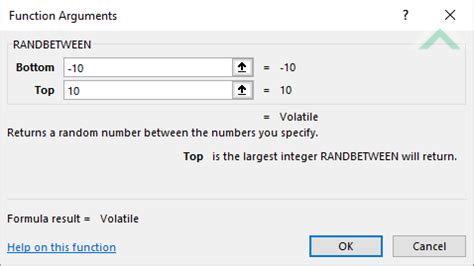Image result for Excel Randbetween Two Numbers