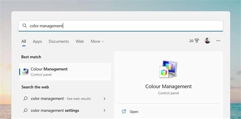 Image result for Windows 10 Color Managment System