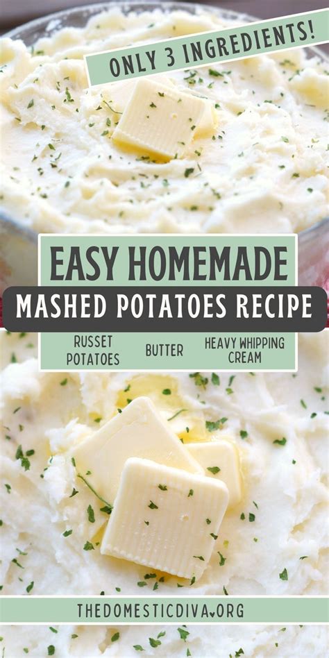 Image result for Easy Homemade Mashed Potatoes Recipe