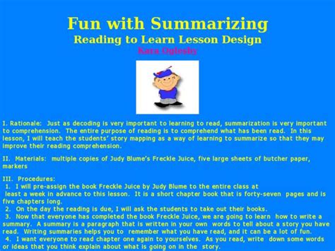 Image result for Summarizing Lesson
