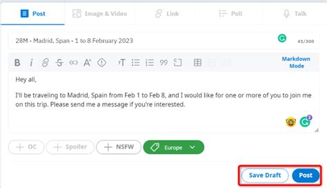 Image result for Reddit Post Sample