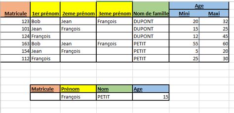 Image result for Condition Excel Recherche