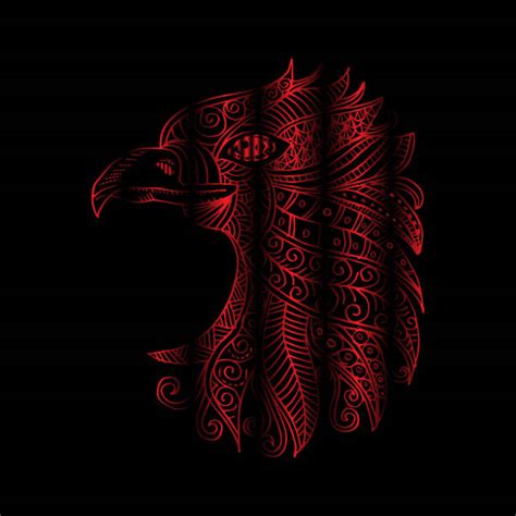 Image result for Native Hawk Drawing