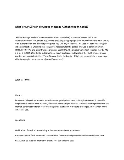 Image result for Hashed Message Authentication Code