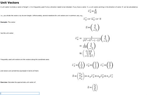 Image result for Unit Vector Form