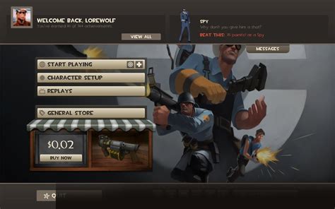 Image result for Tf2c Main Menu