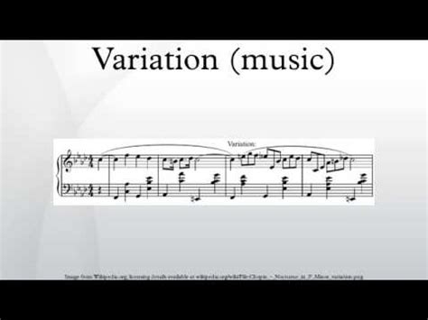 Image result for Variations Music Definition