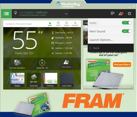Image result for Get WeatherBug