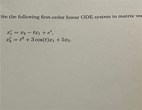 Image result for How to Solve First Order Linear Ode