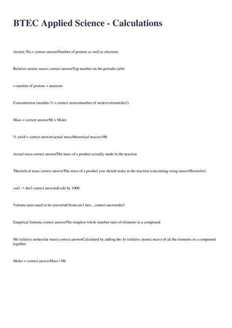 Image result for Report Layout for Applied Science BTEC