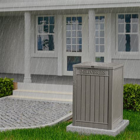 Image result for Outside Lock Box for Packages