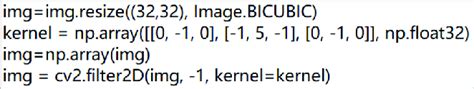 Sharpen the convolution kernel template. | Download Scientific Diagram