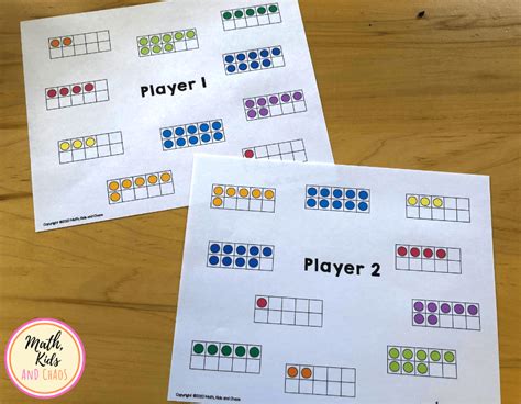 Image result for Ten Frame Math Games