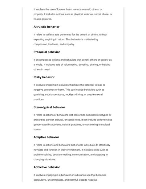 Image result for Types of Human Behavior