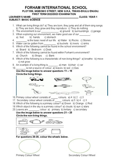 Image result for General Science Basic 1A