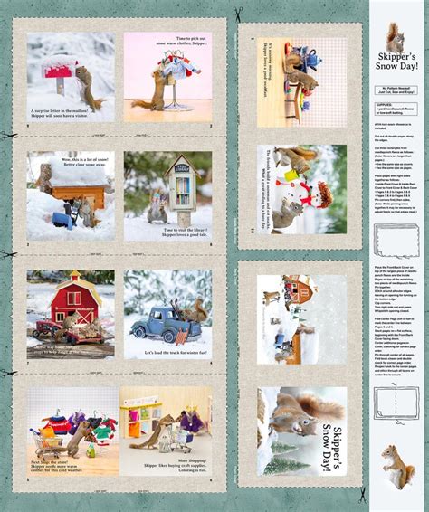 Image result for Moda Snow Days Book Panel Tutorial