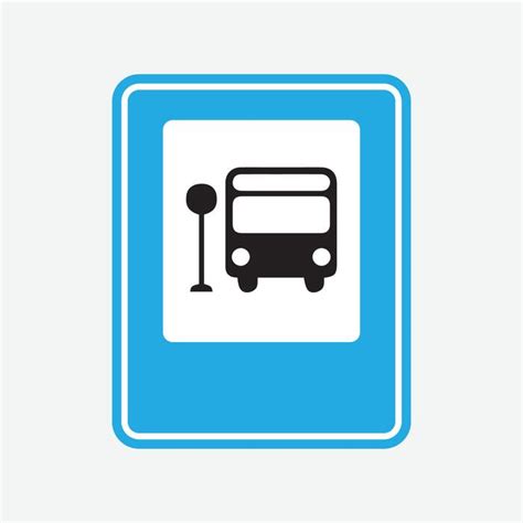 Image result for Bus Stop Sign