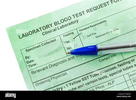 Image result for Blood Test Requisition Form