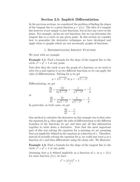 Image result for Implicit Differentiation Worksheet
