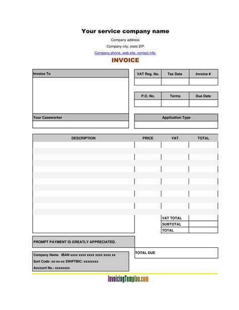 Image result for Contract for Service Invoice