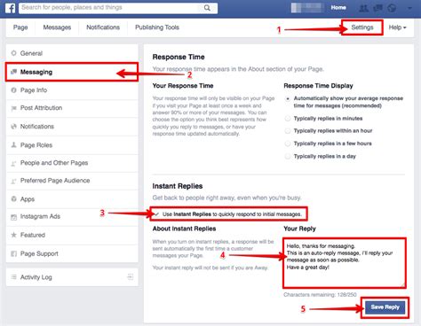Image result for Facebook Auto Reply