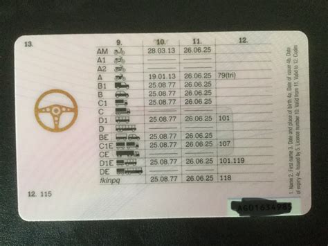 Image result for Code EC Drivers Licence