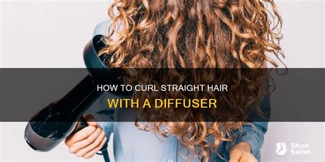 Image result for Using a Diffuser On Straight Hair