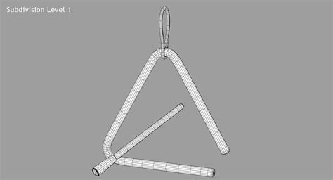Image result for Triangle Instrument 3D Model