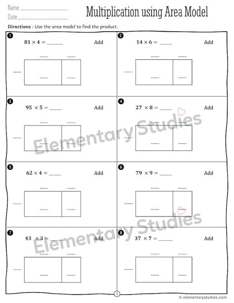 Image result for Mixed Numbers. Area Models Worksheets Using Circle S