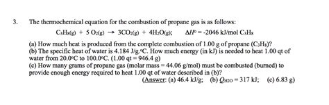 Glory Propane Combustion Equation Formula Sheet Class 11 Physics
