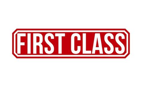 Image result for First Class Sign