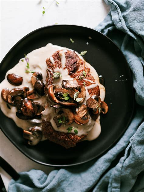 Filet Mignon With Mushroom Sauce - Dad With A Pan