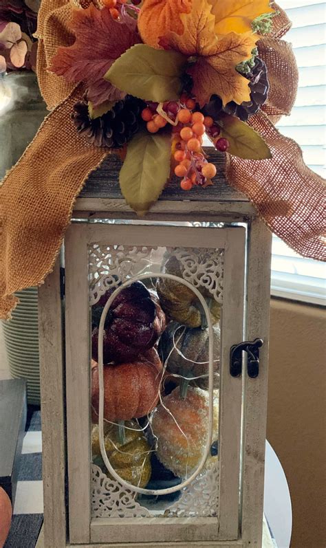 Fall Lanterns Decorating with Fall Lanterns - my home of all seasons