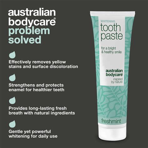Whitening Toothpaste – Fights yellow stains and gives a brighter smile