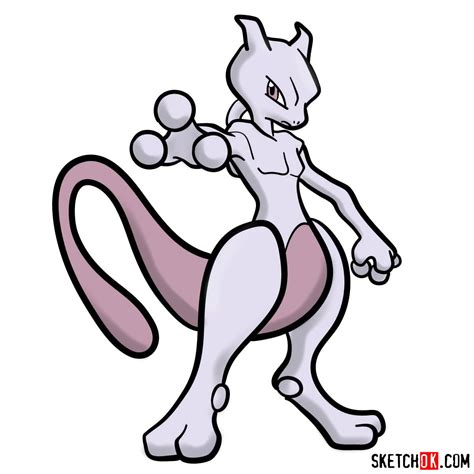 Image result for Draw Mewtwo Easy