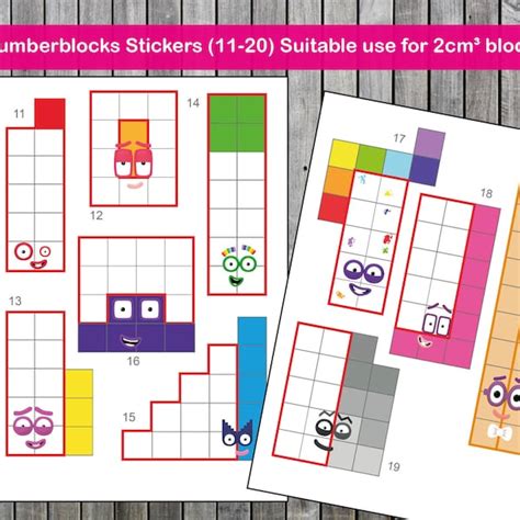 Image result for NumberBlocks Face Stickers