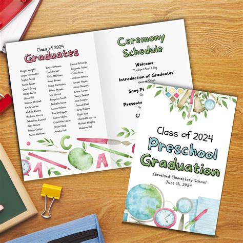 Image result for Pre-K Graduation Program Pamphlet