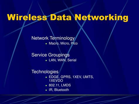 Image result for Wireless Data Networks